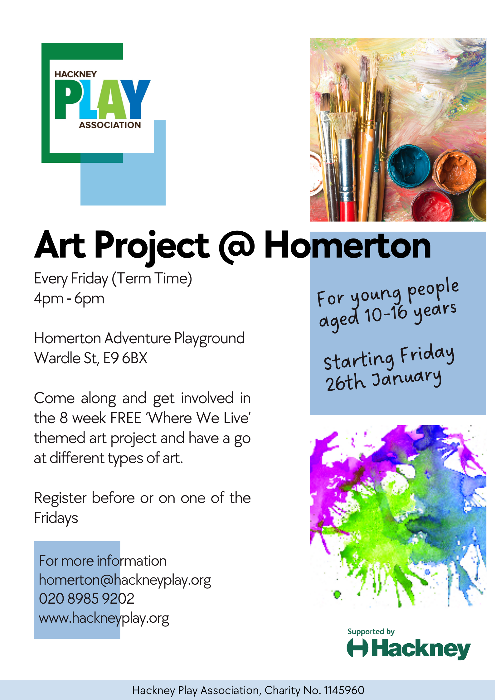 Art Project @ Homerton Grove Adventure Playground | Hackney Play ...
